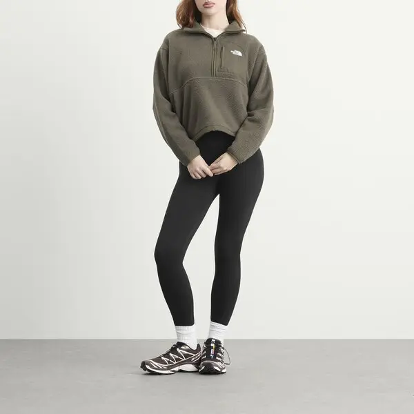 The North Face Yumiori Off Peak Half Zip Fleece Jacket - New Taupe